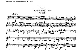 String Quintet No. 1 Violin 2 - 바이올린 - 악보 - 칸톨이온, 무료악보